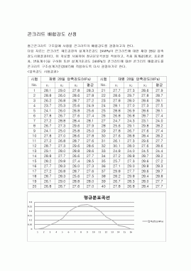 철근 콘크리트 (배합강도 및 구조물 설계기준)-1페이지