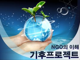 [NGO 분석 - 기후프로젝트] 개념, 역할과 기능, NGO(시민단체) 기후프로젝트 주요사업, NGO(시민단체) 기후프로젝트 업무, NGO단체 기후프로젝트 전망, 결론 등등-1페이지