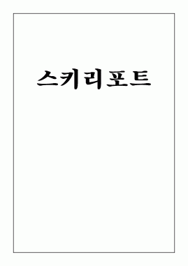 스키 레포트-1페이지