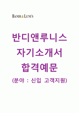 반디앤루니스자기소개서,면접족보,반디앤루니스,고객지원신입, 자기소개서 우수예문 ,반디앤루니스자소서서울문고채용첨삭항목-1페이지