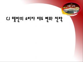 [CJ 햇반]햇반마케팅전략사례,햇반 성공전략,세분시장,브랜드마케팅,서비스마케팅,글로벌경영,사례분석,swot,stp,4p-1페이지