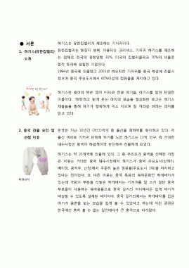 유한킴벌리-하기스 중국 진출 성공사례-1페이지