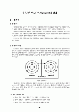 정전기와 이오나이저(ionizer)의 원리-1페이지