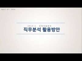 [인적자원관리론] 직무분석 활용방안.pptx-1페이지