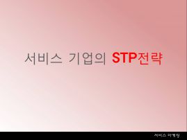 서비스기업의 STP전략(중앙대병원-싸이월드 사례)-1페이지