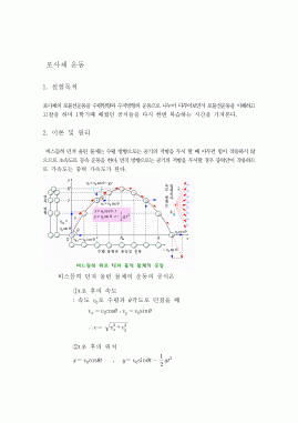 포물체 운동 예비 - 결과 보고서-1페이지