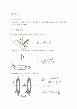 전류천칭 예비- 결과 보고서입니다-1페이지