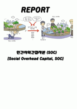 민간사회간접자본 (SOC : Social Overhead Capital) (민간투자 사회간접자본(SCO)의 정의, 도입 배경, 종류, 문제점, 사용된 사례, 사례로 느낀 것)-1페이지