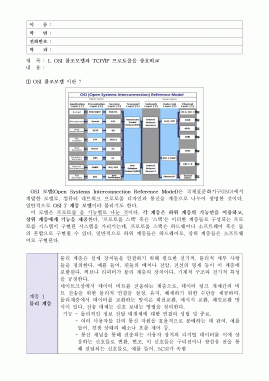 OSI 참조모델과 TCPIP 비교_DNS설명-1페이지