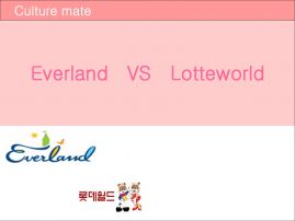 Everland VS Lotteworld (에버랜드 VS 롯데월드)-1페이지