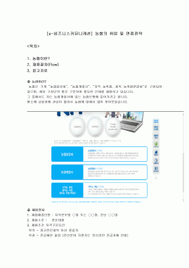 [e-비즈니스커뮤니케션] 농협의 취업 및 면접전략-1페이지