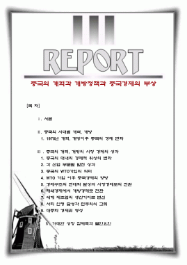 중국의 개혁과 개방정책과 중국경제의 부상 (중국의 시대별 개혁, 개방, 중국의 개혁, 개방의 시장 경제의 성과, 거대한 성장 잠재력과 불안요인)-1페이지