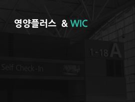 우리나라 임신부 수유부 영양사업 - 영양플러스  & WIC (모자보건, WIC프로그램, 모자건강교실, 보건소모유수유클리닉, 마더리스크, 영양PLUS).PPT자료-1페이지