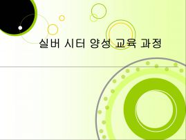 실버시터 양성 교육과정 연구-1페이지