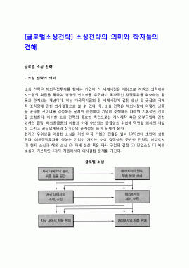 [글로벌소싱전략]소싱전략의 의미와 학자들의 견해-1페이지