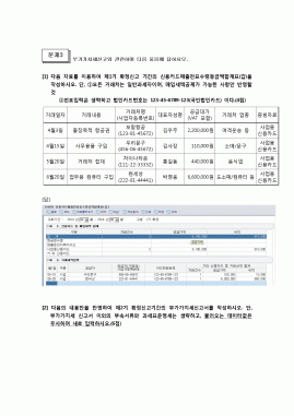 전산세무2급 부가가치세 관련 서식 작성문제 총정리-1페이지