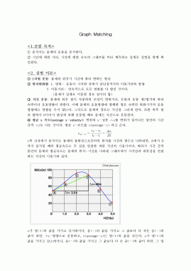 일반물리학 실험 -Graph Matching 결과 보고서-1페이지