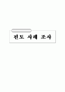 포드 자동차 핀토 사례조사-1페이지