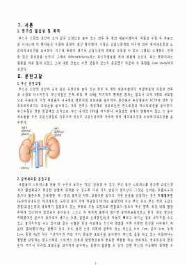 <성인 실습> 부신 낭종 (Adrenal mass) 케이스 스터디-1페이지