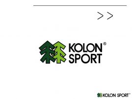 코오롱스포츠 경영전략분석과 코오롱스포츠 기업분석및 SWOT분석 PPT레포트, 코오롱 기업소개, 현황분석, 경영전략-1페이지