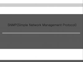 SNMP(Simple Network Management Protocol).ppt
-1페이지