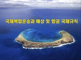 국제복합운송과 해상 및 항공 국제규칙-1페이지