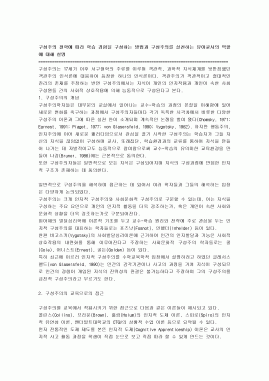 구성주의 철학에 따라 학습 경험을 구성하는 방법과 구성주의를 실천하는 유아교사의 역할에 대해 설명하고 유아기에 적용하는 구성주의에 대한 본인의 생각-1페이지