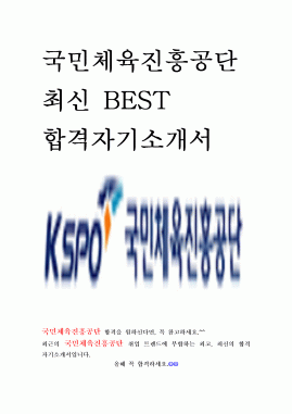 국민체육진흥공단 KSPO 최신 BEST 합격 자기소개서-1페이지