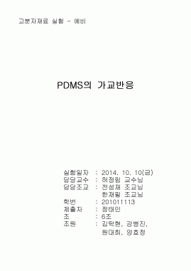 3.[예비] PDMS의 가교반응-1페이지