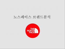 노스페이스 기업분석과 마케팅전략,SWOT분석 및 경쟁사 코오롱스포츠,K2,블랙야크, 마케팅전략과 비교분석 PPT-1페이지