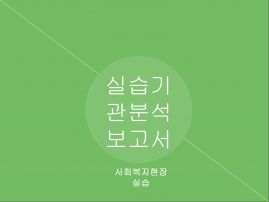 장애인단기보호시설 애인사랑시집 기관분석보고서(사회복지현장실습) PPT, 파워포인트-1페이지