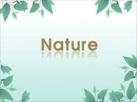 <Nature> Who was Emerson?, Transcendentalism, Check up!, Analysis, Discussion, What is nature? [영어, 영문].pptx-1페이지