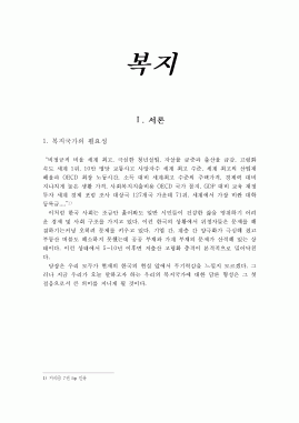 복지-복지국가의 필요성,보육·노동·교육 분야의 보육 정책,보육 정책 현황,무상급식,무상급식 공약,무상급식의 해외 사례,반값등록금-1페이지