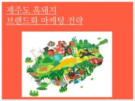 제주도 흑돼지- 브랜드화 마케팅 전략,제주산 흑돼지,제주도 관광객,브랜드 명칭,‘제주 흑돼지’,브랜드마케팅,서비스마케팅,글로벌경영,사례분석,swot,stp,4p-1페이지