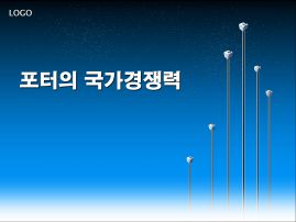 포터의 국경쟁력,국가 경쟁우위란,마이클 포터는 누구인가,다이아몬드 모델 이론 ppt-1페이지