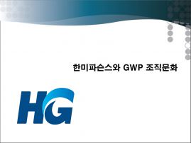 한미파슨스와 GWP 조직문화- 조직문화란,CM의 이해,한미글로벌,경영비전,브랜드마케팅,서비스마케팅,글로벌경영,사례분석,swot,stp,4p-1페이지