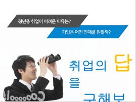 [인적자원관리] 청년층 취업이 어려운 이유, 기업에게 있어 채용이란?, 기업이 원하는 인재는?, 채용에 있어서 확답이 없는 이유 (사회 구조적 문제,청년취업 사회문제,산업구조 변화,고학력자의 양산,채용관리).ppt-1페이지