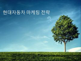 20대 고객을 위한 현대자동차 마케팅 전략-1페이지