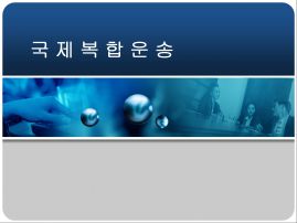 [공학/컴퓨터/통신] 국제복합운송  -1페이지