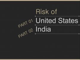 인도와 미국의 정치경제 사회문화 총정리 Risk of United States India.pptx-1페이지