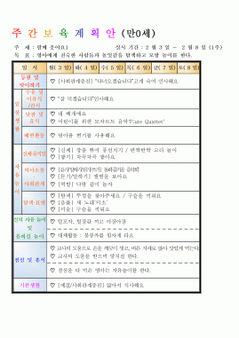 법인 어린이집 평가인증 통과한 만0세 2월 좋아해요2/사랑해요1 보육일지-1페이지