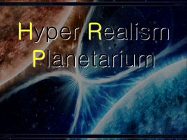 Hyper Realism Planetarium 제품 사용설명서 ppt-1페이지