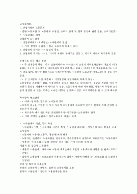 제주대 이러닝 강영순교수님 노사관계론 족보-1페이지