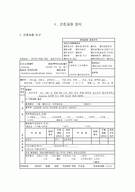 [간호 케이스] 내과 케이스(간호과정 양식, 문헌고찰) - 주호소/현재력 : Dyspnea-1페이지