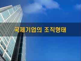 [국제제품조직]국제기업의 조직형태-1페이지