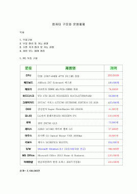 컴퓨터 구조와 운영체제 - 컴퓨터 꾸미기-1페이지