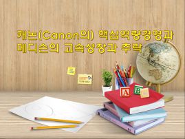 캐논(Canon)의 핵심역량경영과 메디슨(Medison)의 고속성장과 추락 (경영자원과 핵심역량의 의미, 핵심역량의 특징과 파악, Canon의 핵심역량경영, 메디슨의 고속성장과 추락).ppt
-1페이지