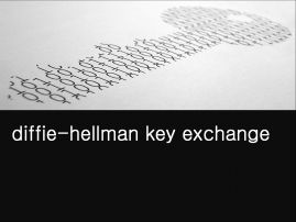 [암호학] 디피-헬만 키 교환(Diffie_Hellman key exchange).pptx-1페이지