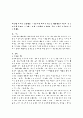 개인의 복지를 위협하는 사회문제와 사회적 평등을 위협하는사회문제 중 1가지의 주제를 정리하고 현재 정부에서 진행하고 있는 정책적 방안들을 정리하시오 (양극화 현상, 양극화에 대한 정부의 개선 방안)-1페이지