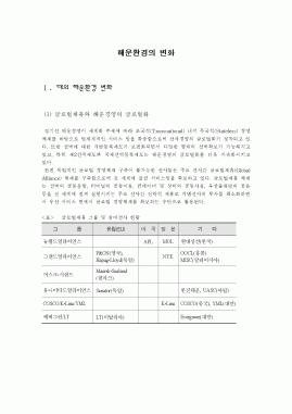 해운환경의 변화 - 대내외 해운환경의 변화-1페이지